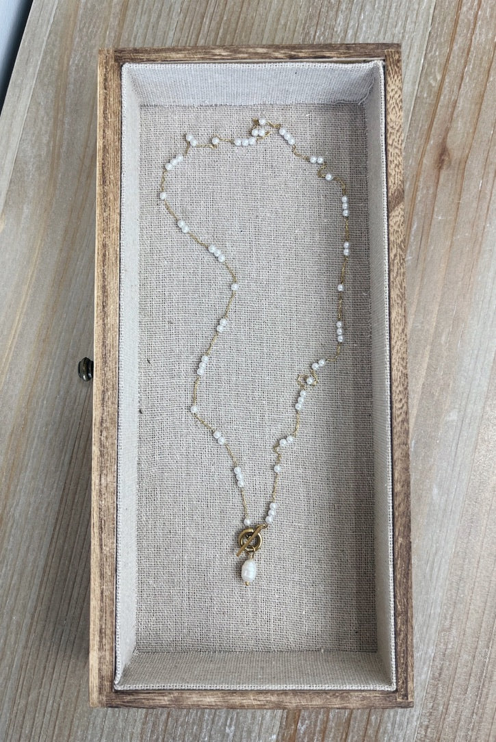 Pearl jupiter necklace store