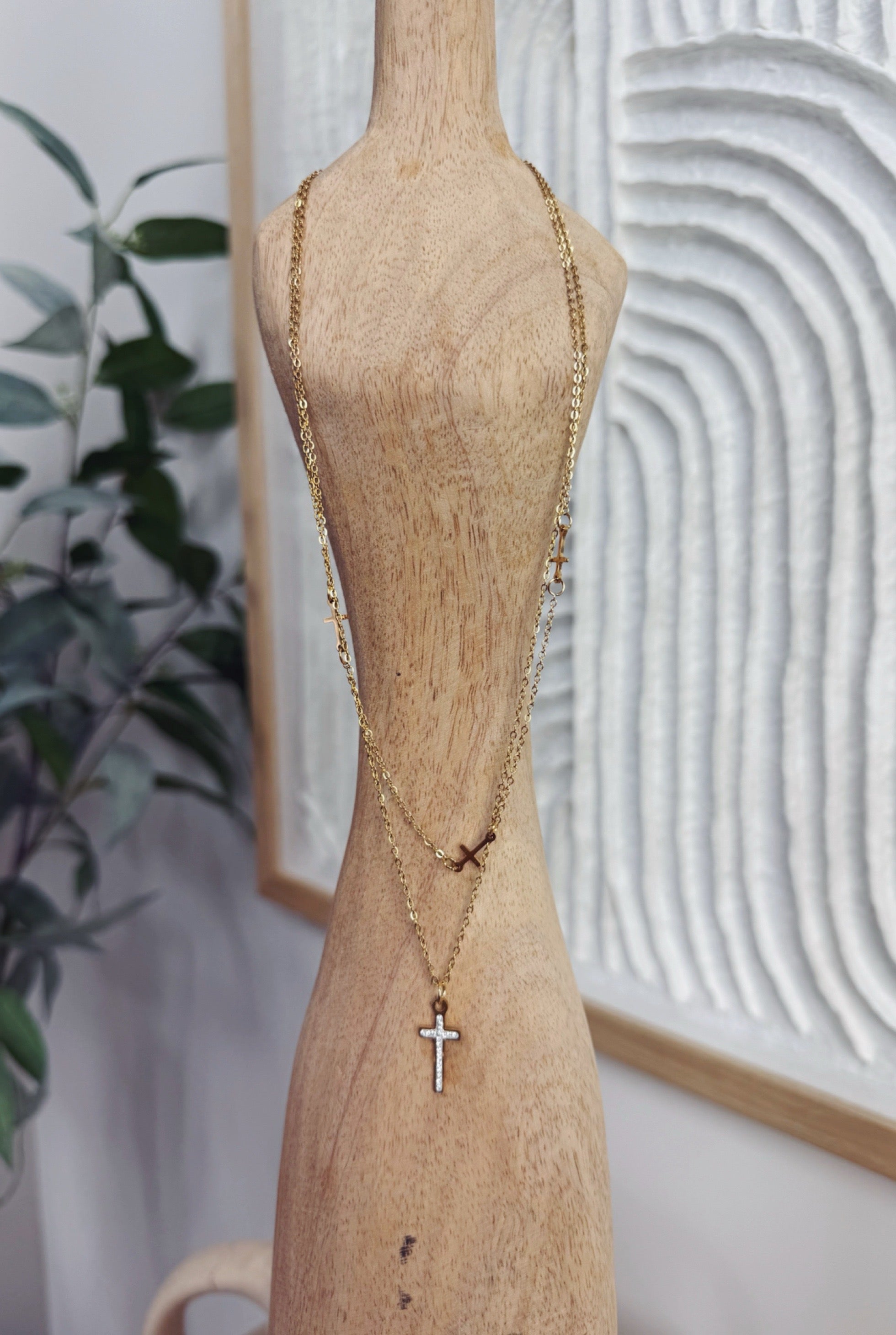 True North Cross Necklace