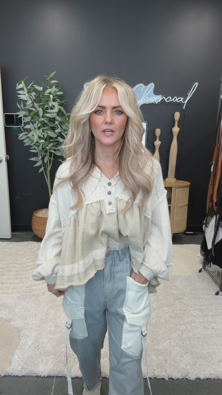 Drew Striped Denim Jeans Lux Collection